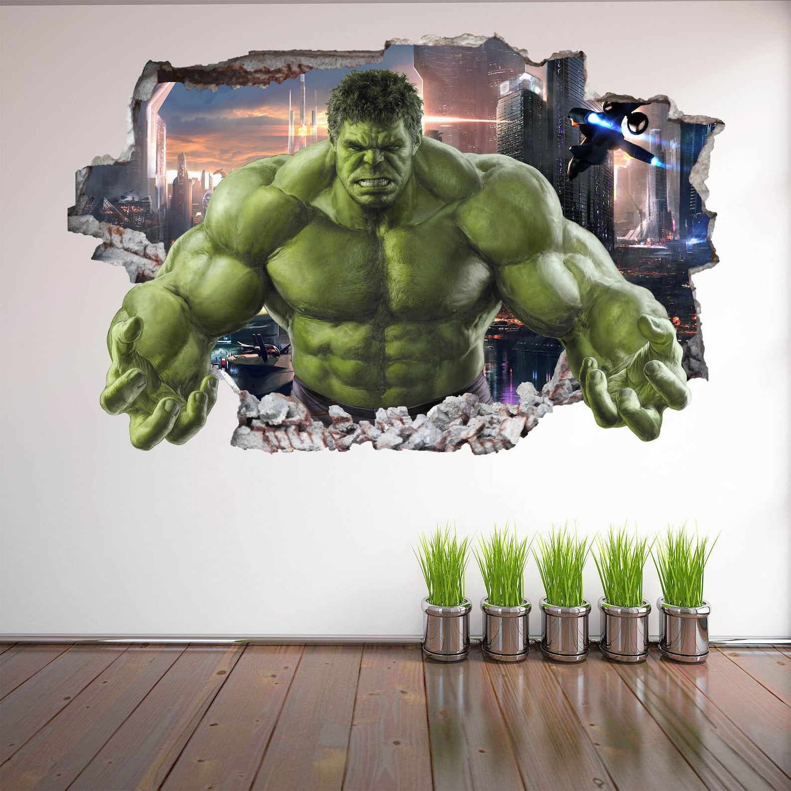 Hulk Superhero Wall Decal Sticker Mural Poster Print Art Home - Etsy