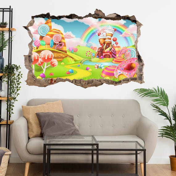 Candyland Wall Decals Whimsical Candy Land" Poster For Sale By