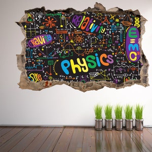 Math Physics Scientific Formula Wall Decal Sticker Mural Poster Print ...