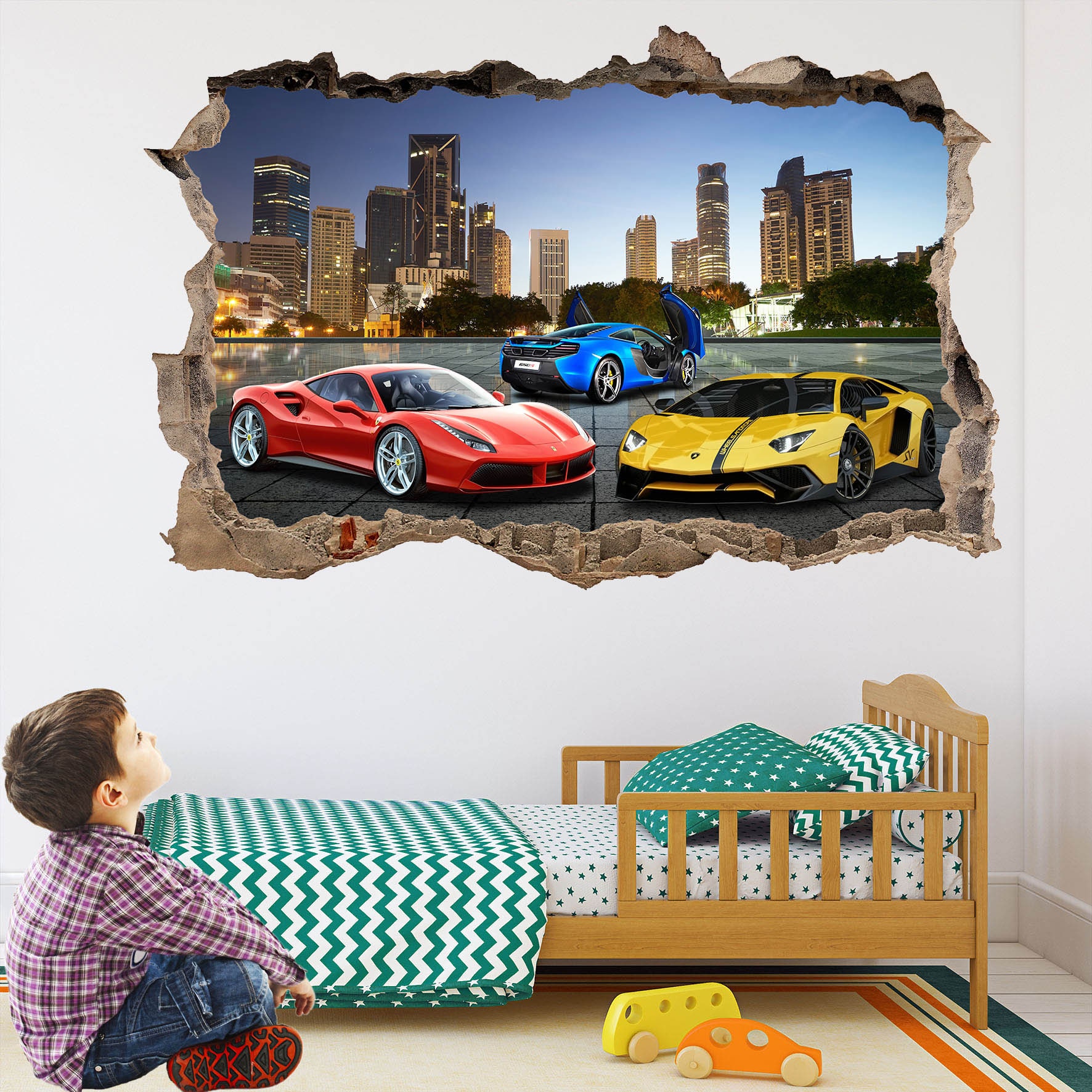 Super Sports Cars Supercar Wall Stickers Mural Decal Print Art | Etsy