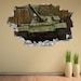 Army Battle War Tank Military Wall Sticker Mural Decal Print Art Kids ...