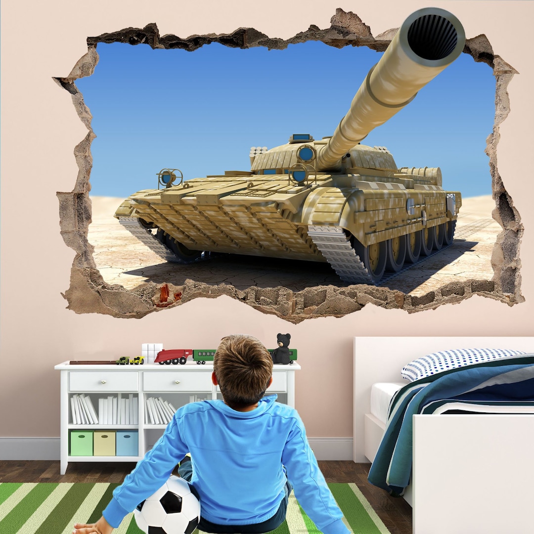 Tank Wall Decal Sticker Mural Poster Print Art Home Decor EB29 - Etsy