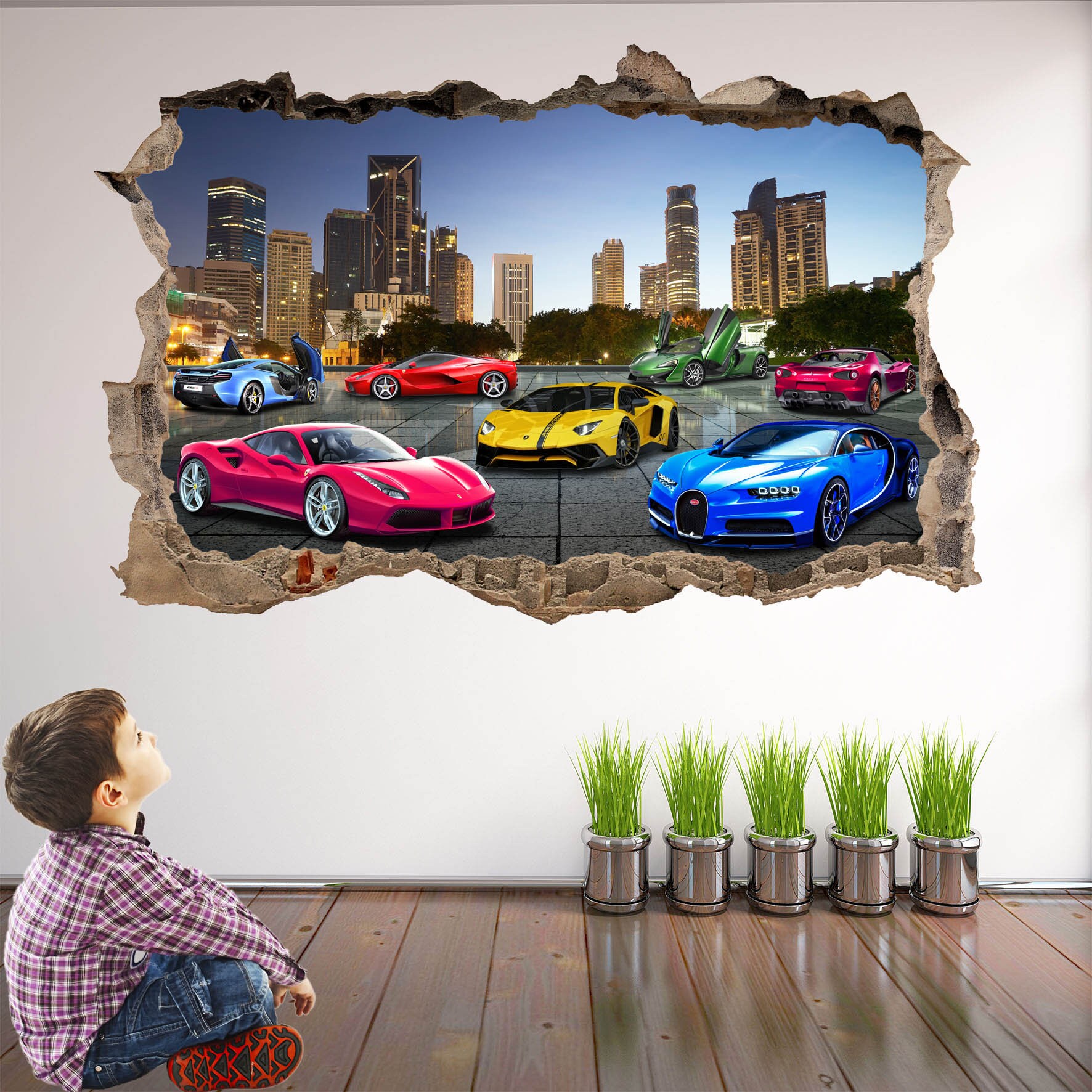Super Sports Cars Supercar Wall Decal Sticker Mural Print Art - Etsy Canada