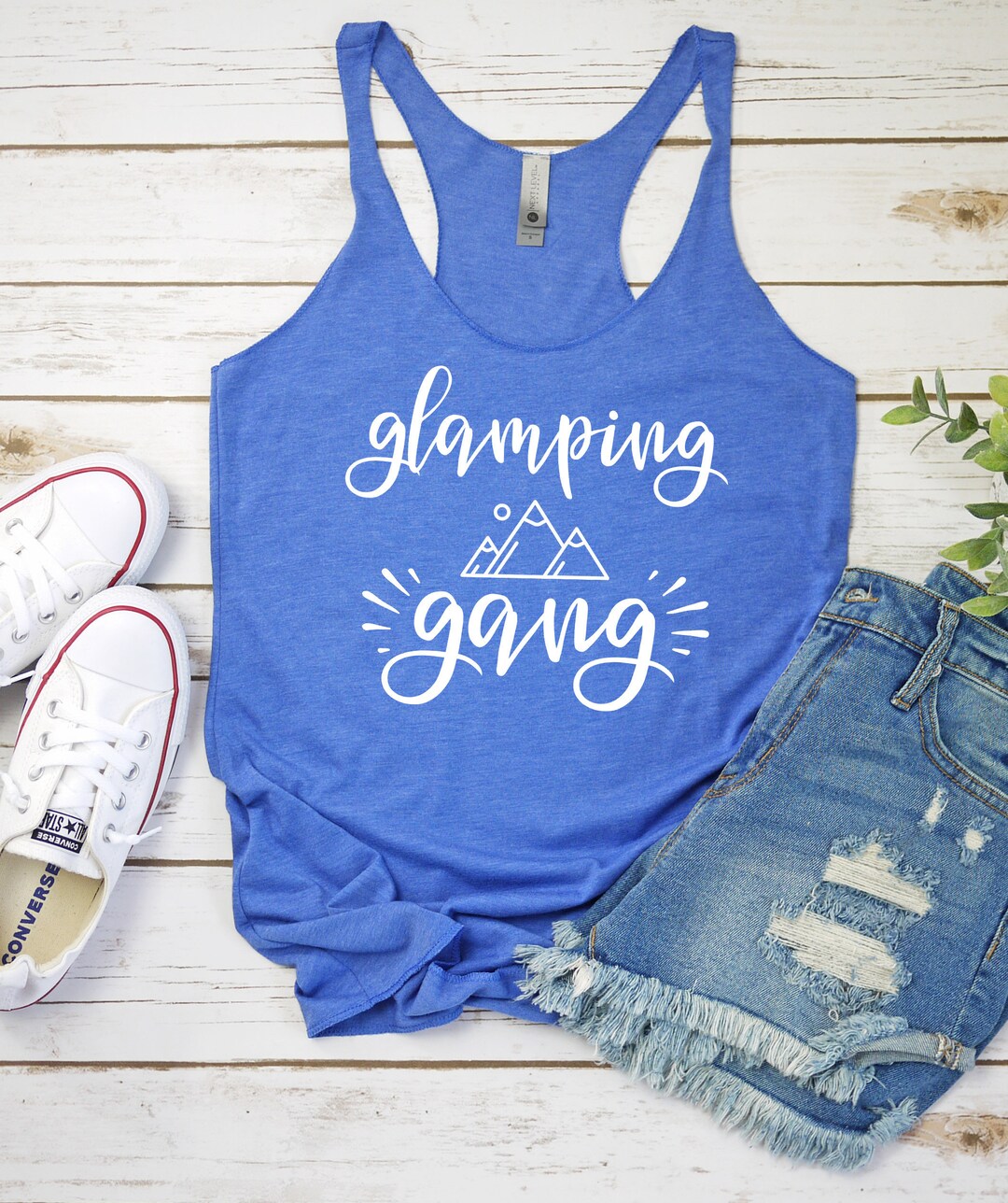 Glamping Gang Women's Racerback Tank Glamping Shirt - Etsy