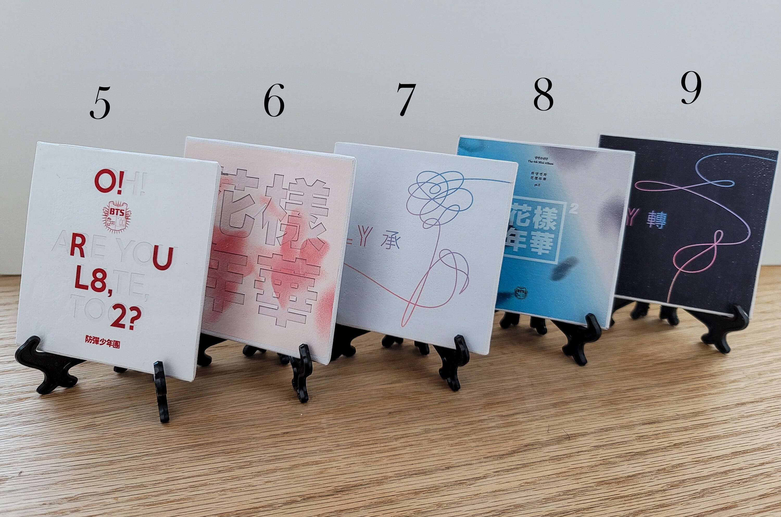 BTS Cover Art Canvas Panel with Stand | Etsy