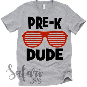 Pre-K Dude svg Back to school svg Pre-k svg School Boy svg | Etsy