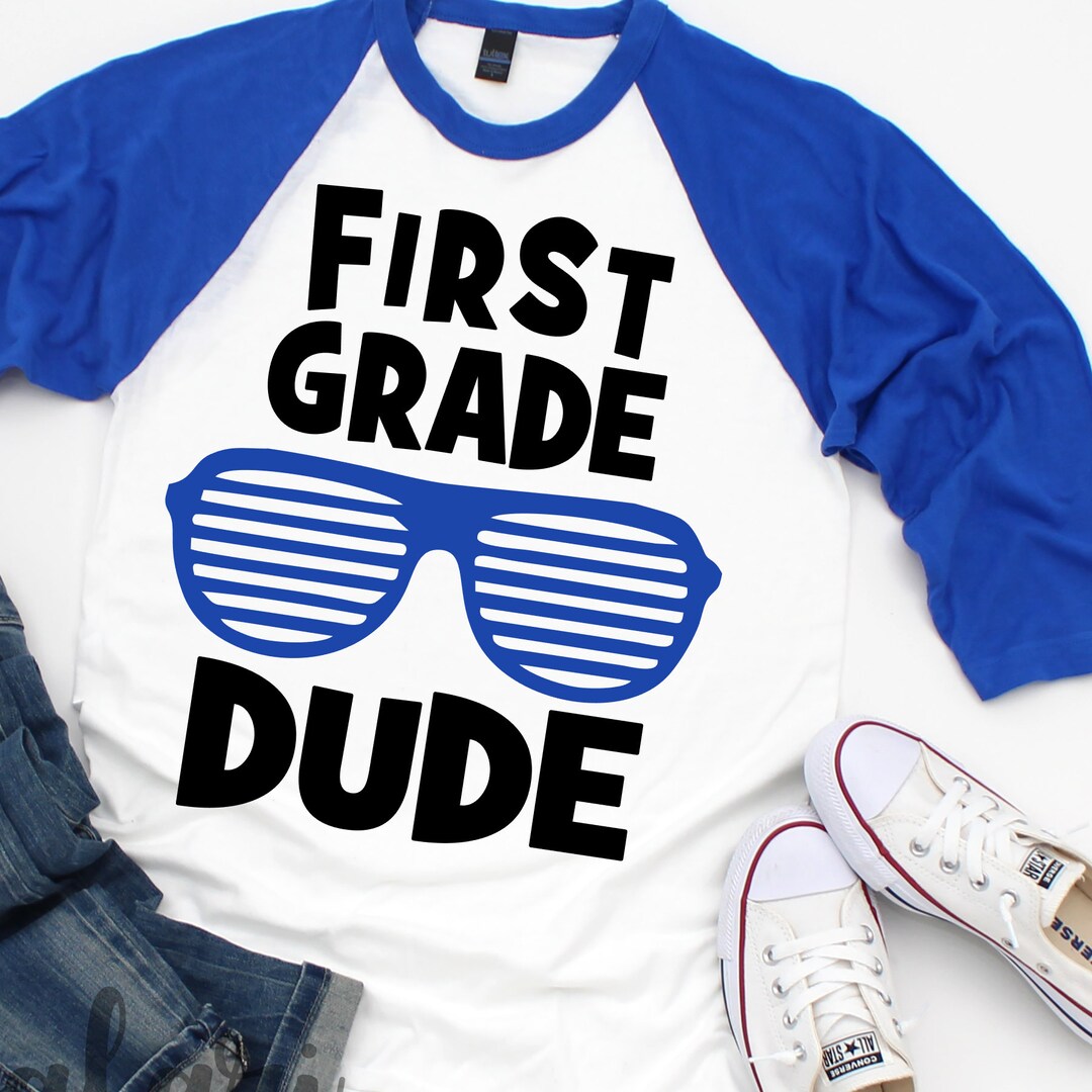 First Grade Dude Svg, Back to School Svg, First Grade Svg, School Boy ...