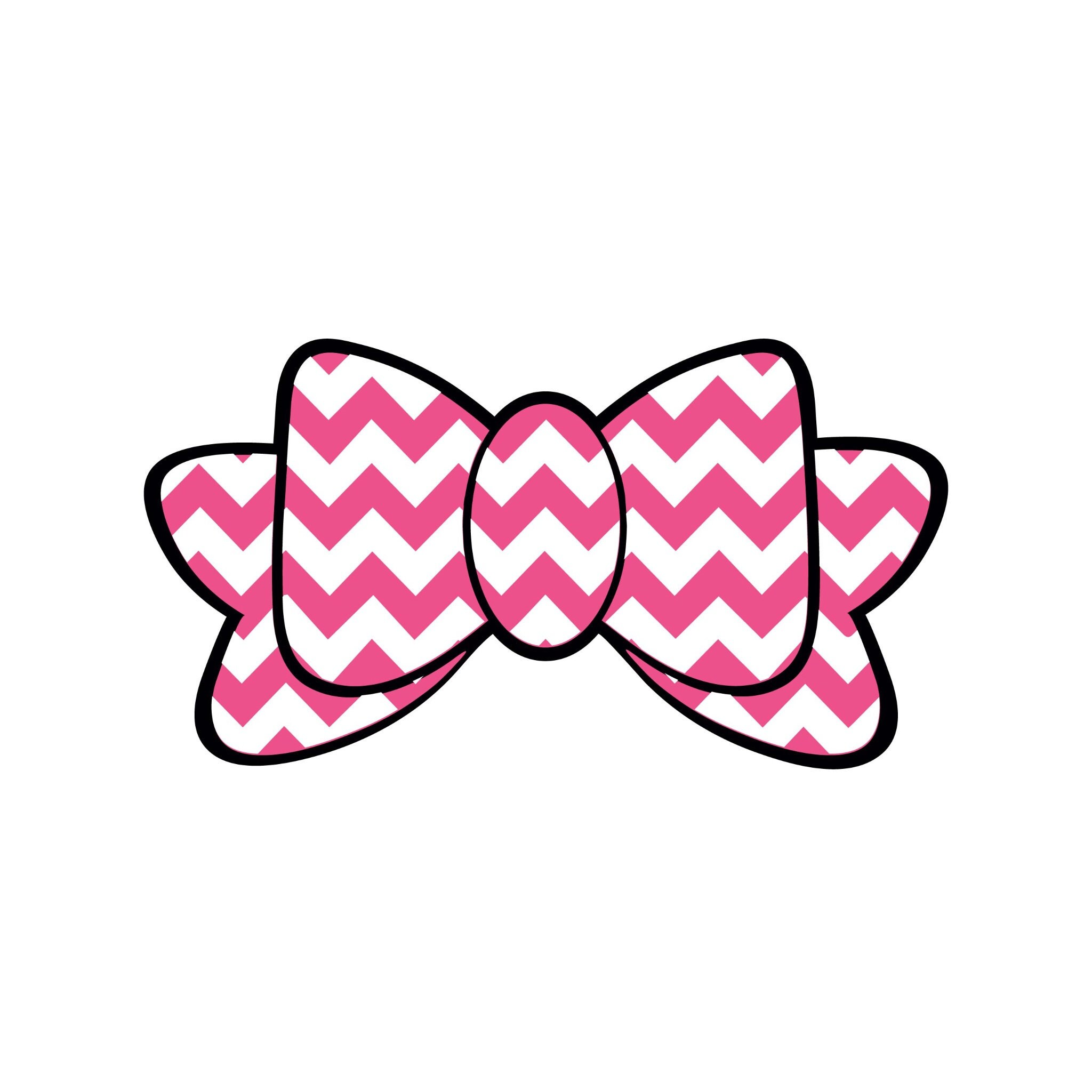 Chevron Bow Tie Clip Art