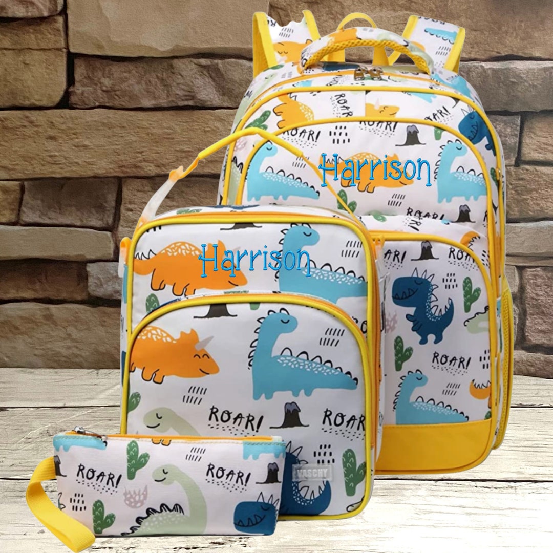 Personalized Backpack and Lunchbox Set Elementary Middle School ...