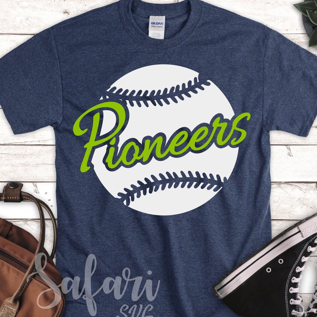 Pioneers Baseball Svg, Pioneers Svg, Baseball Svg, Cheer Baseball Svg ...