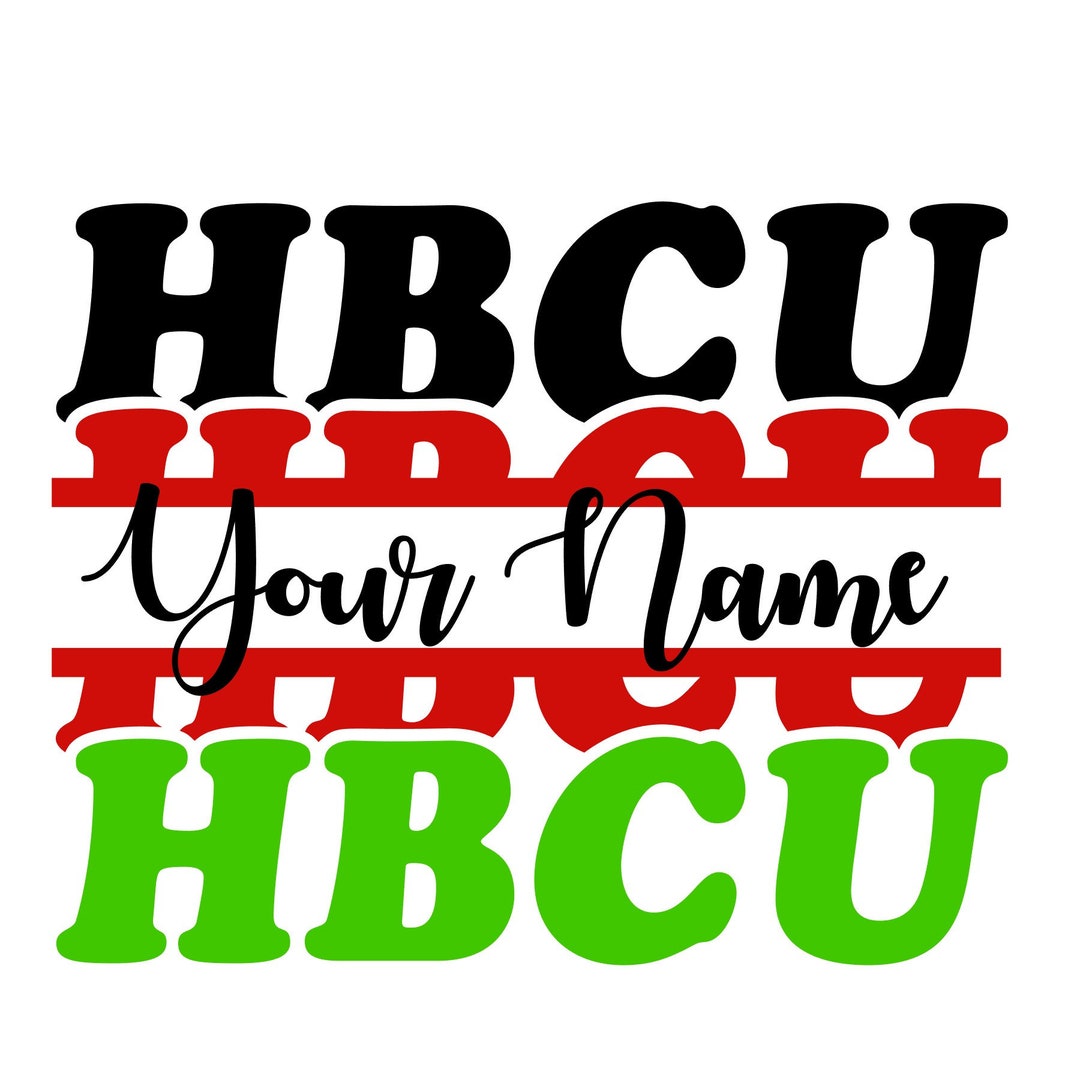 HBCU Svg, HBCU Stacked Name Plate Svg, HBCU Stacked Svg, African ...