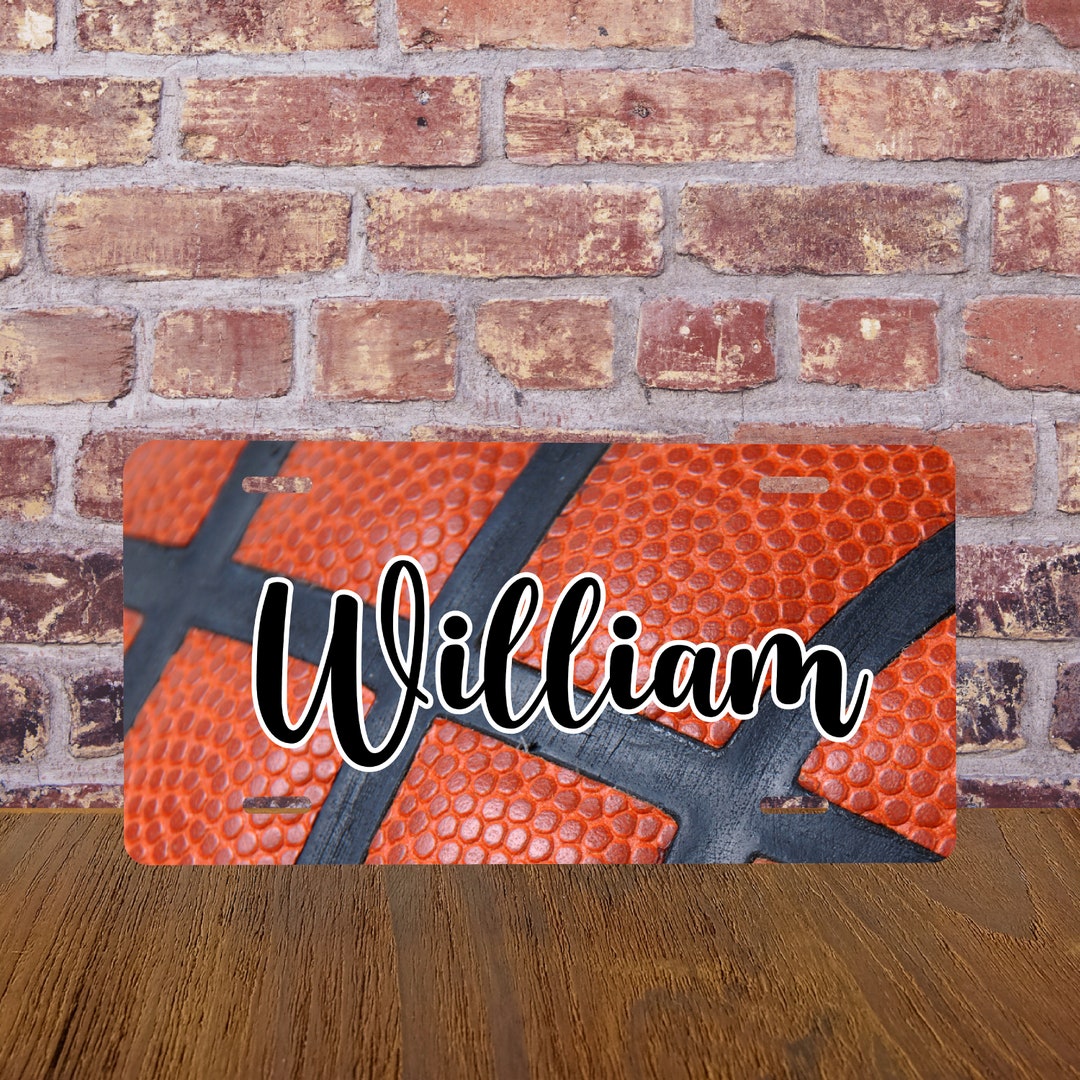 Basketball License Plate Sublimation Design Template. Digital Download ...