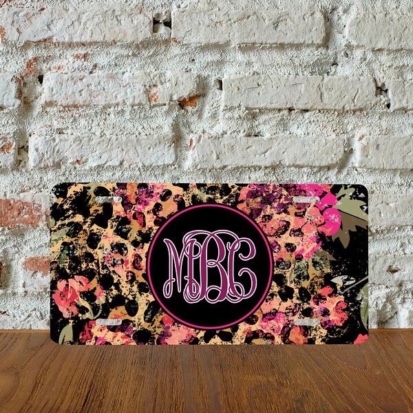 Hot Pink License Plate - Etsy