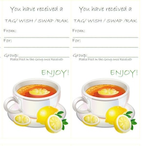 Swap Inserts (vertical) Personalized RAKS Tags Swaps - Etsy