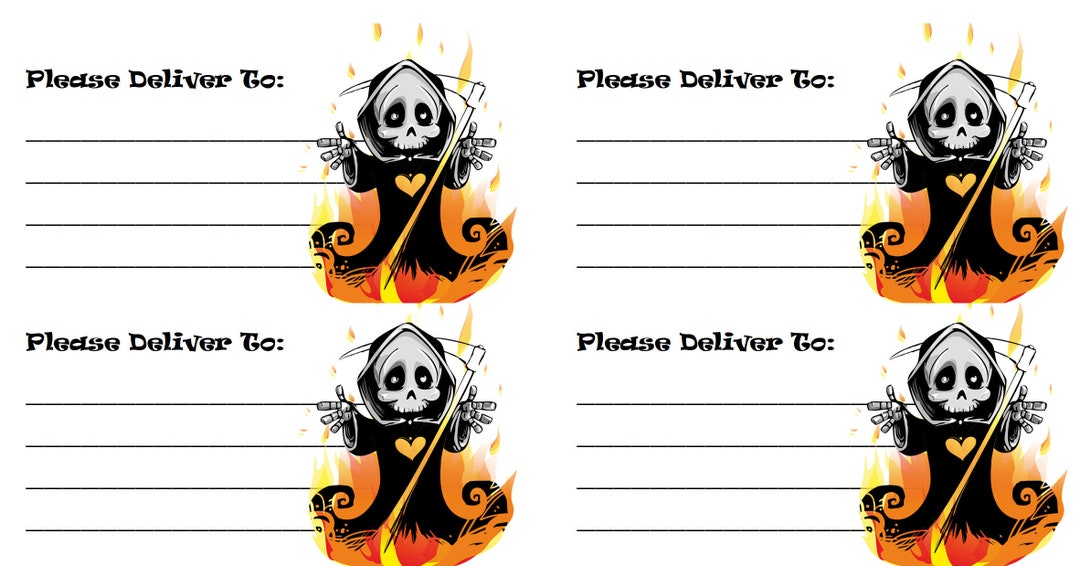 People Reaper Please Deliver to Labels - Etsy