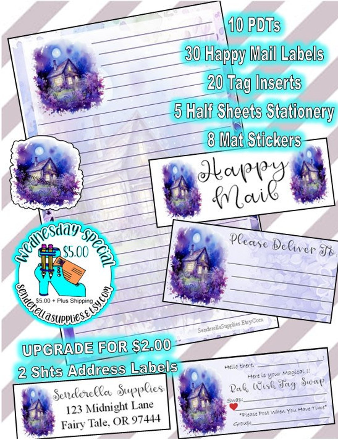 House Purple Night and Lilac Wednesday Special 4 3 2024 - Etsy