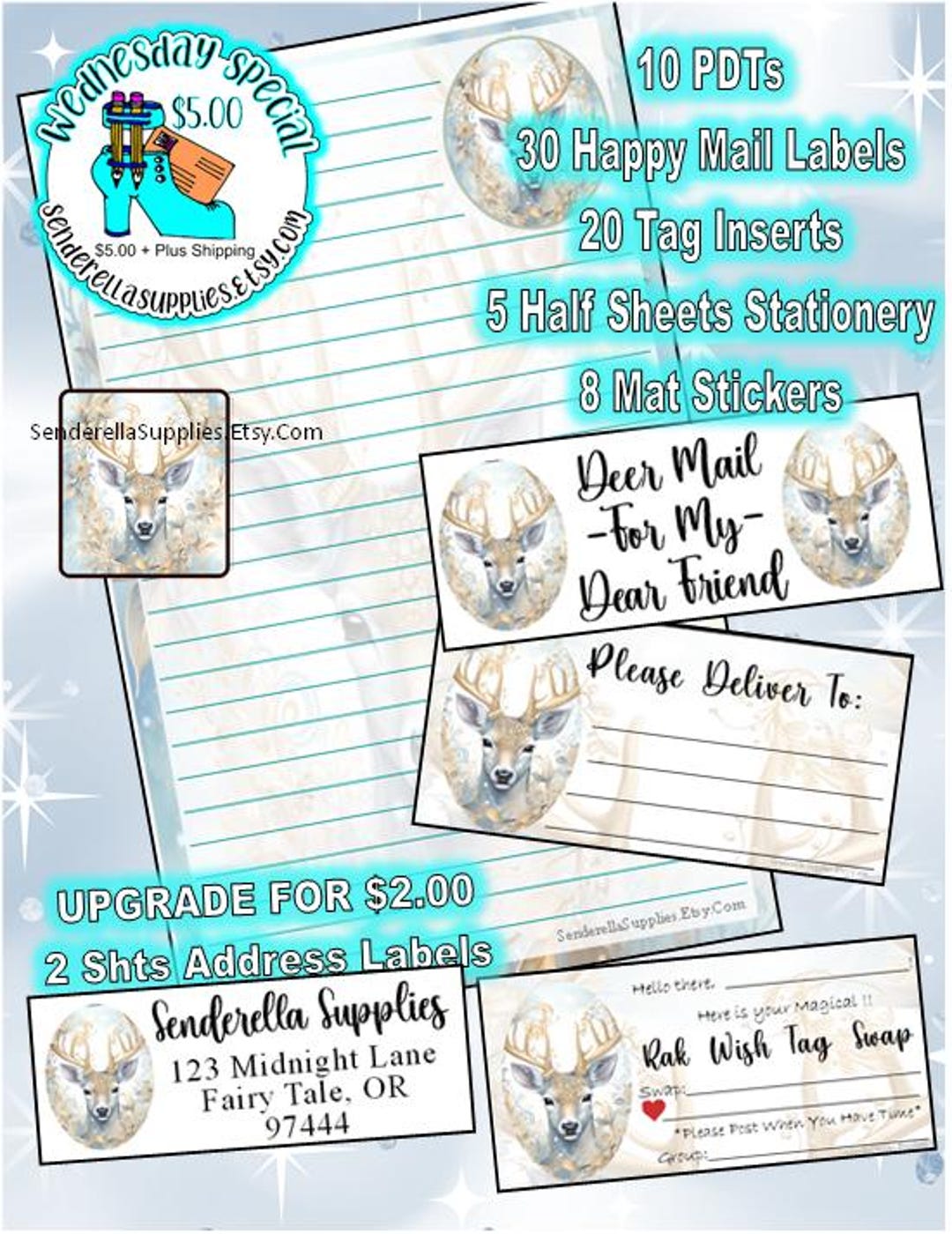 Deer Magical Wednesday Special 10 3 - Etsy