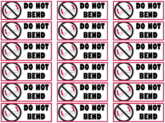 Functional Labels Do Not Bend Labels 30 on a Sheet | Etsy