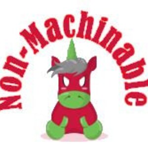 Grumpy Unicorn Functional Non Machinable Stickers 30 Stickers in a Set ...