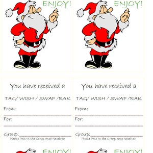 Swap Inserts (vertical) Personalized RAKS Tags Swaps - Etsy