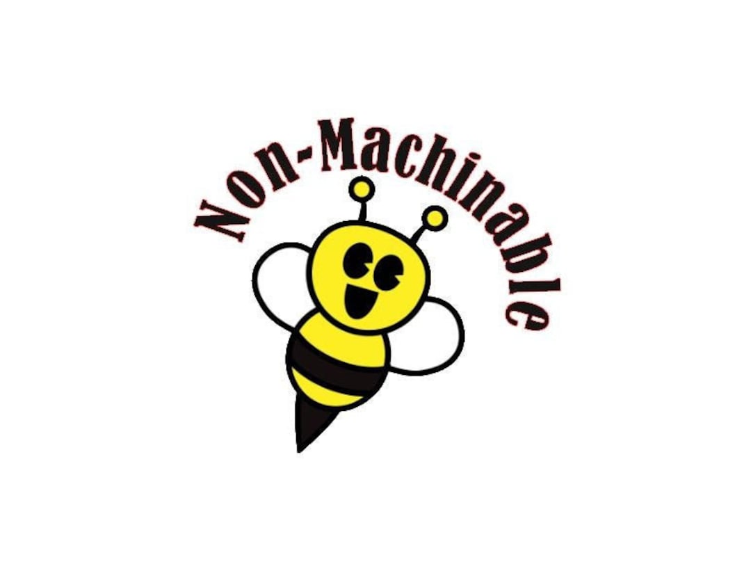 Smiley Happy Bee Non Machinable Functional Sticker 34 Stickers in a Set ...