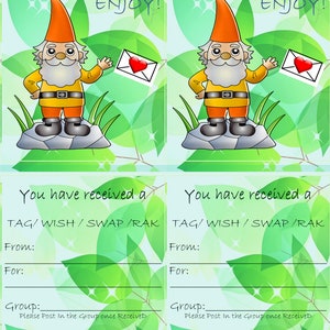 Swap Inserts (vertical) Personalized RAKS Tags Swaps - Etsy