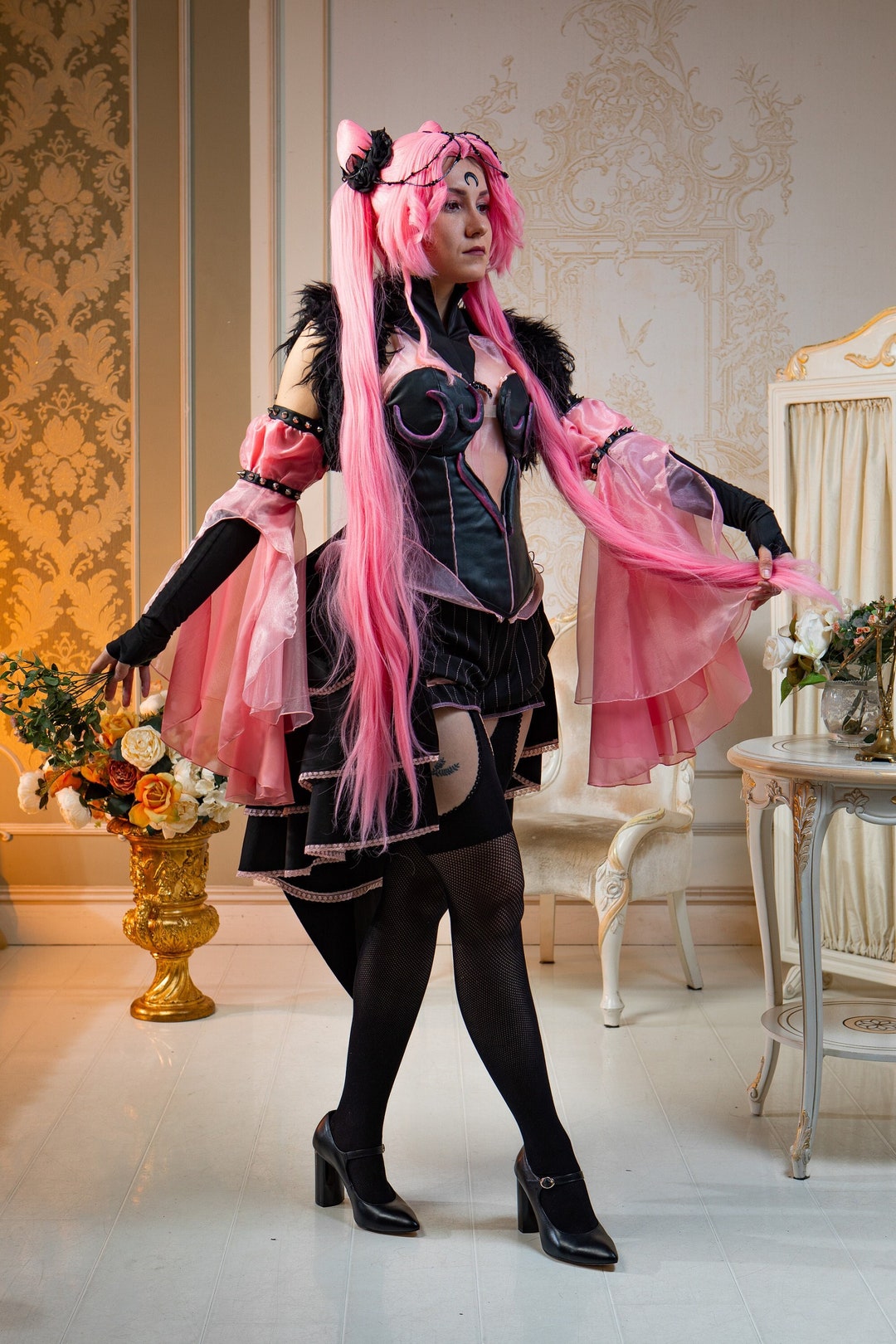 Dark Lady Cosplay Costume by Noflutter Art / Dark Chibiusa Cosplay - Etsy