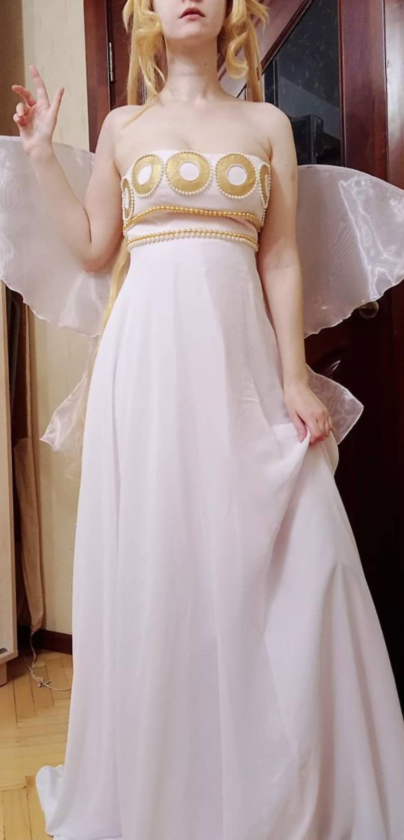 Sailor Moon Dress. Princess Serenity Dress With Bow. - Etsy