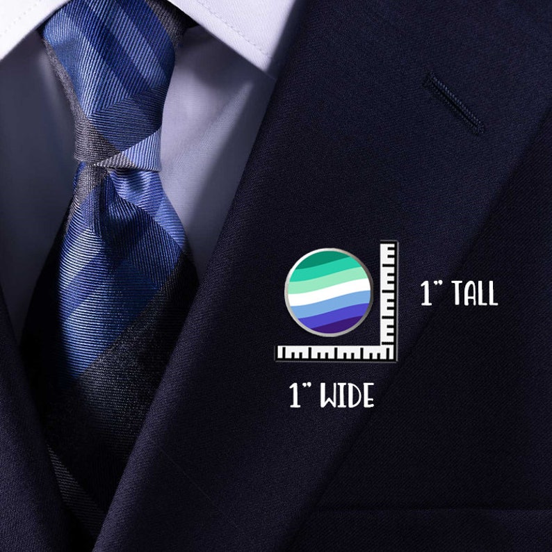 Subtle Pride Pin Flags | Progress Pride | LGBTQ+ | Diversity ...