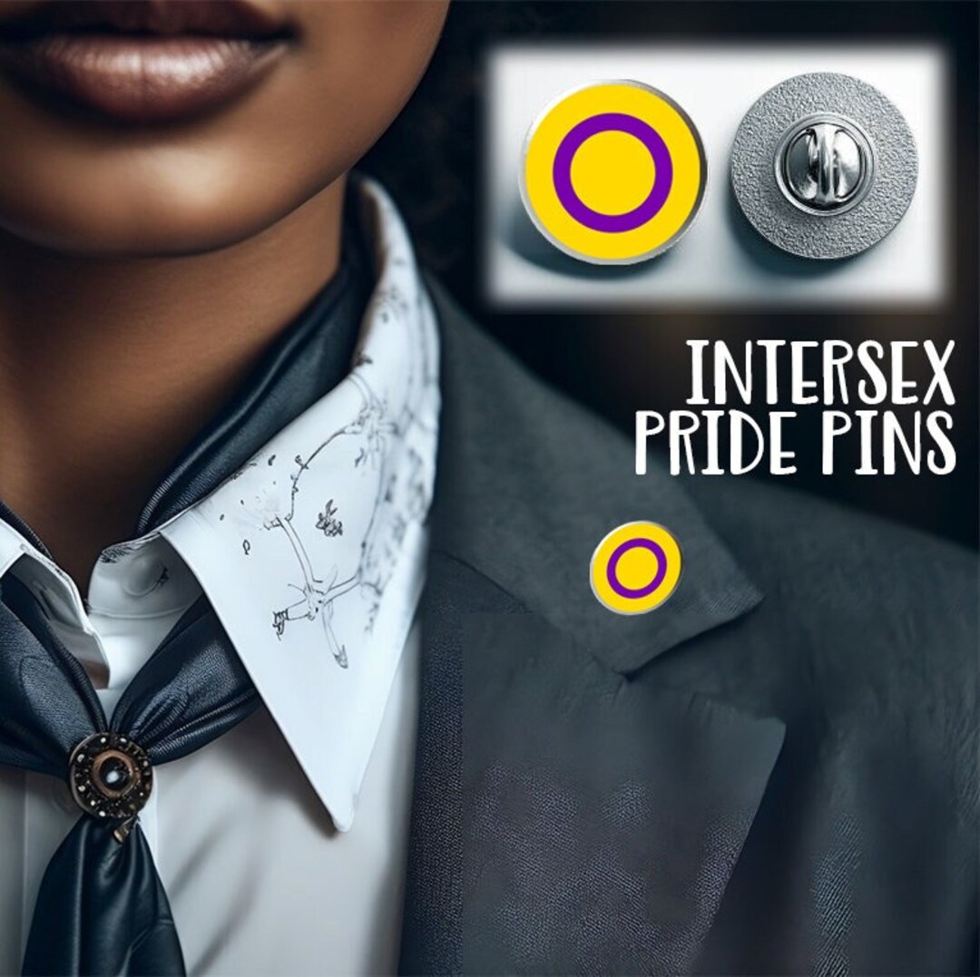 Intersex Pride Pin Flags | LGBTQ Diversity | Inclusive Accessory for ...
