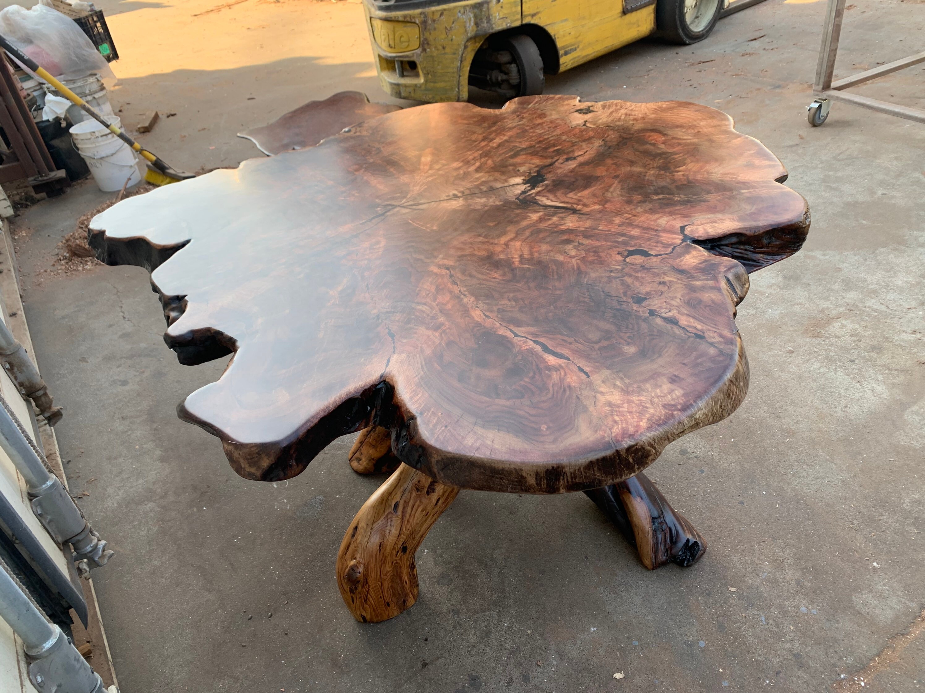 Walnut Burl Dinner Table - Etsy