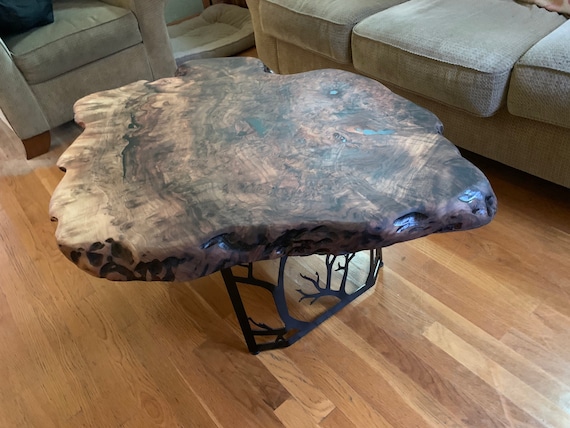 Walnut Burl Coffee Table | Etsy