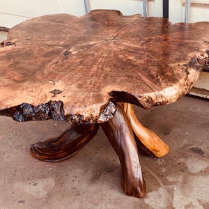 Walnut Burl Dinner Table - Etsy