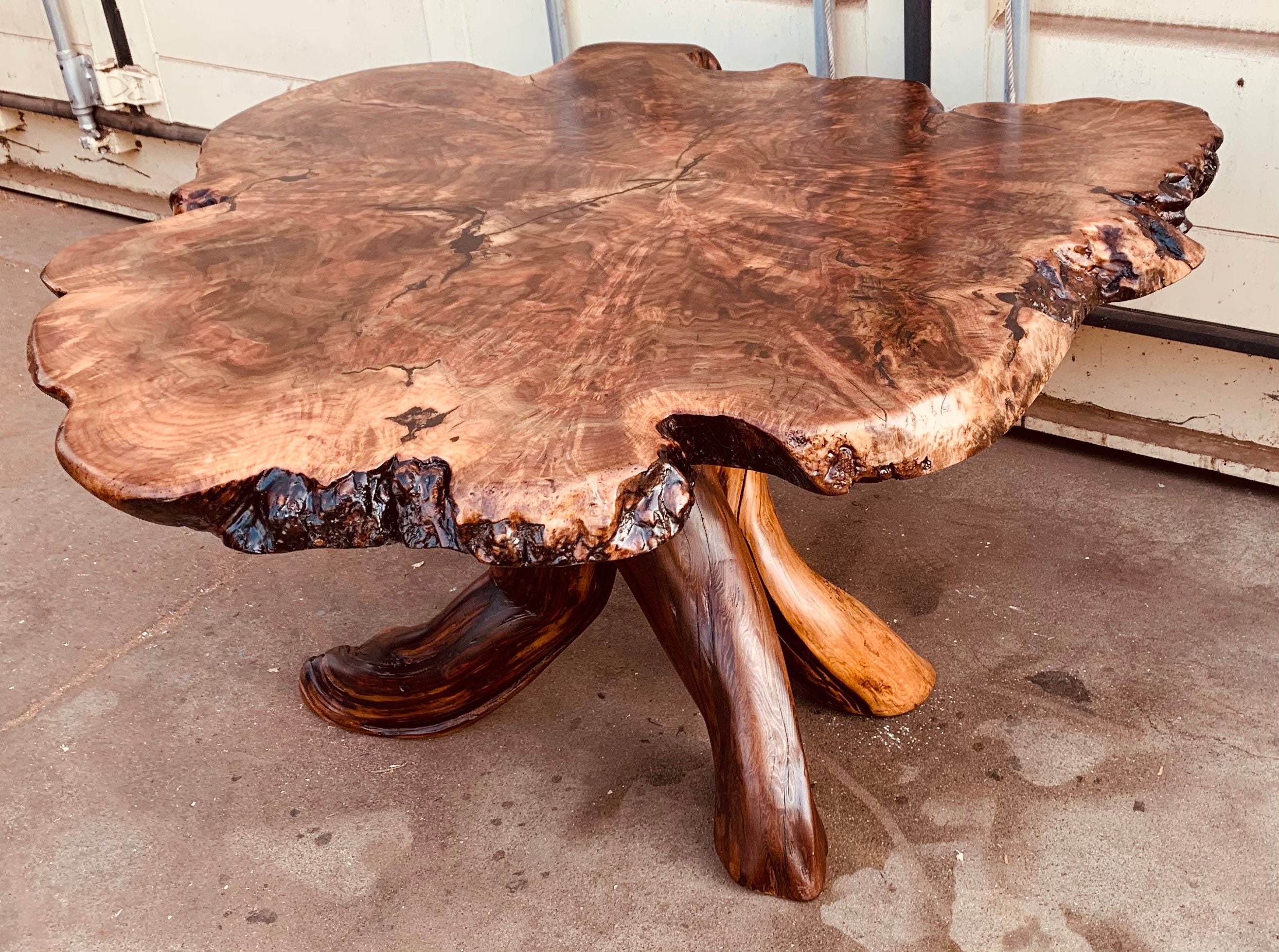 Walnut Burl Dinner Table - Etsy
