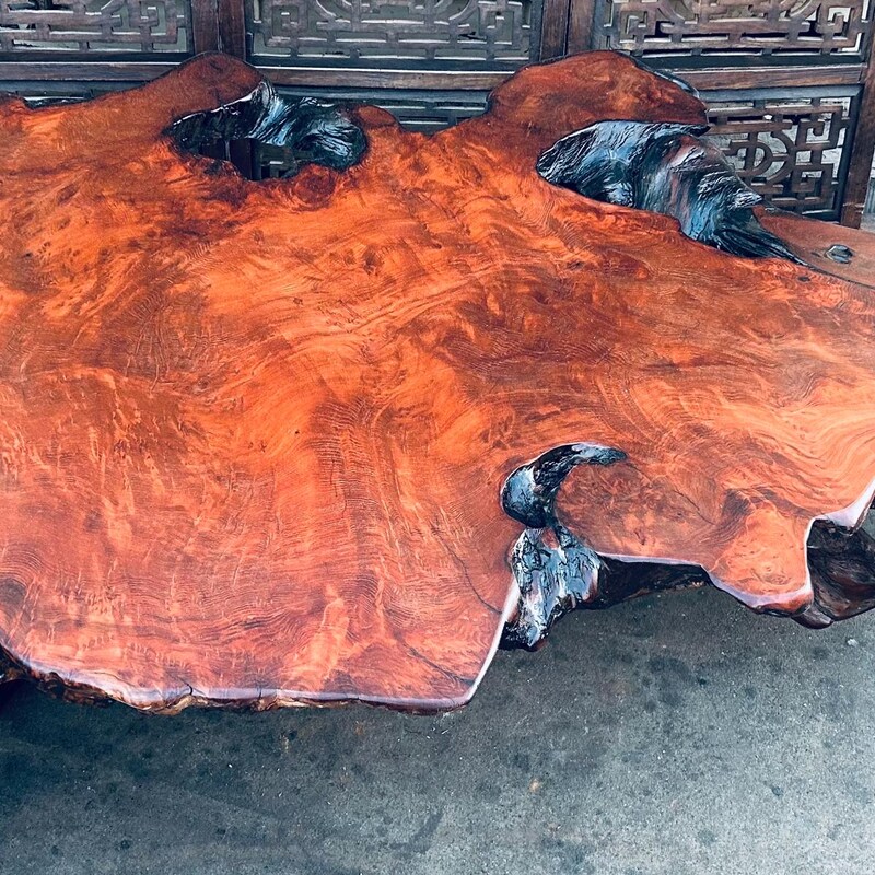 Burl Wood Table - Etsy