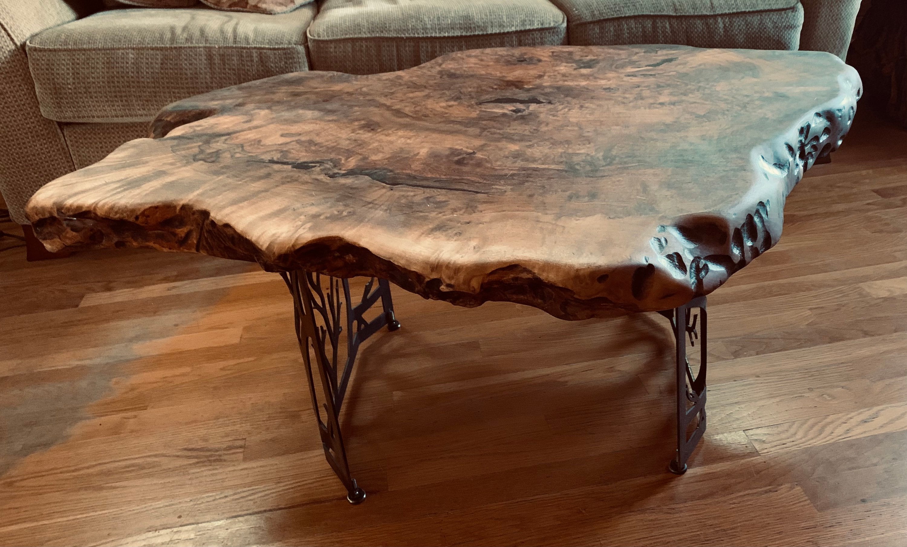 Walnut Burl Coffee Table - Etsy