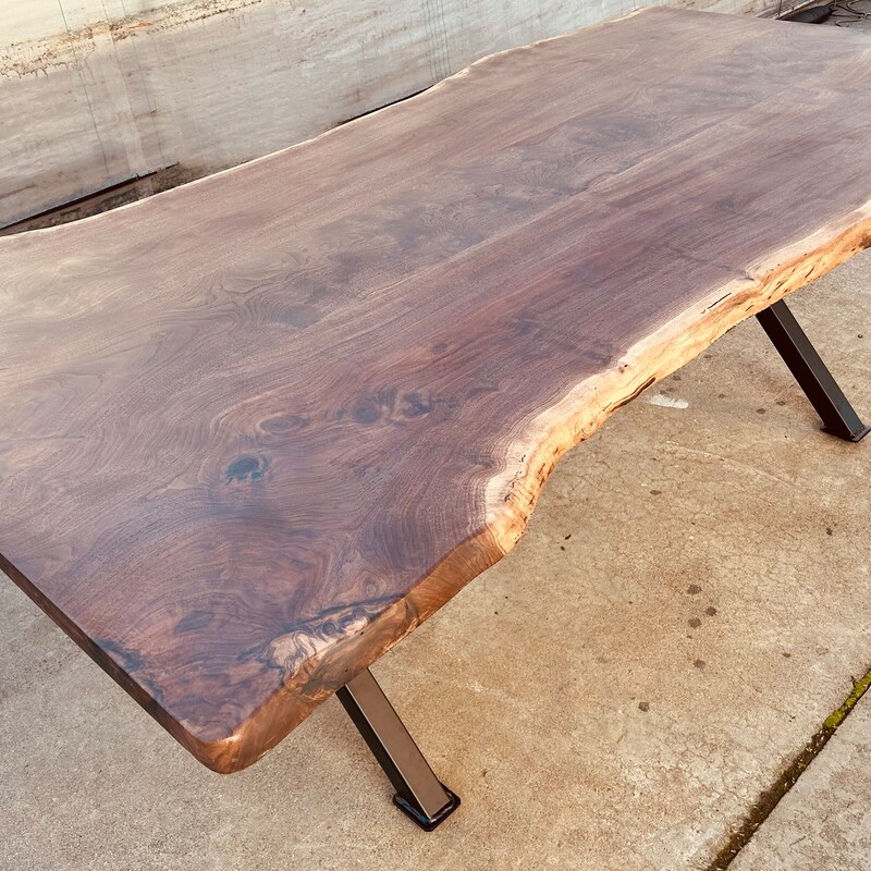 Bookmatched Table - Etsy