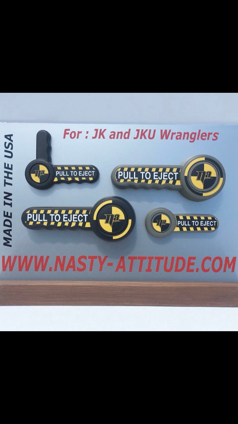 Pull to Eject Decal Kit for Jeeps - Etsy