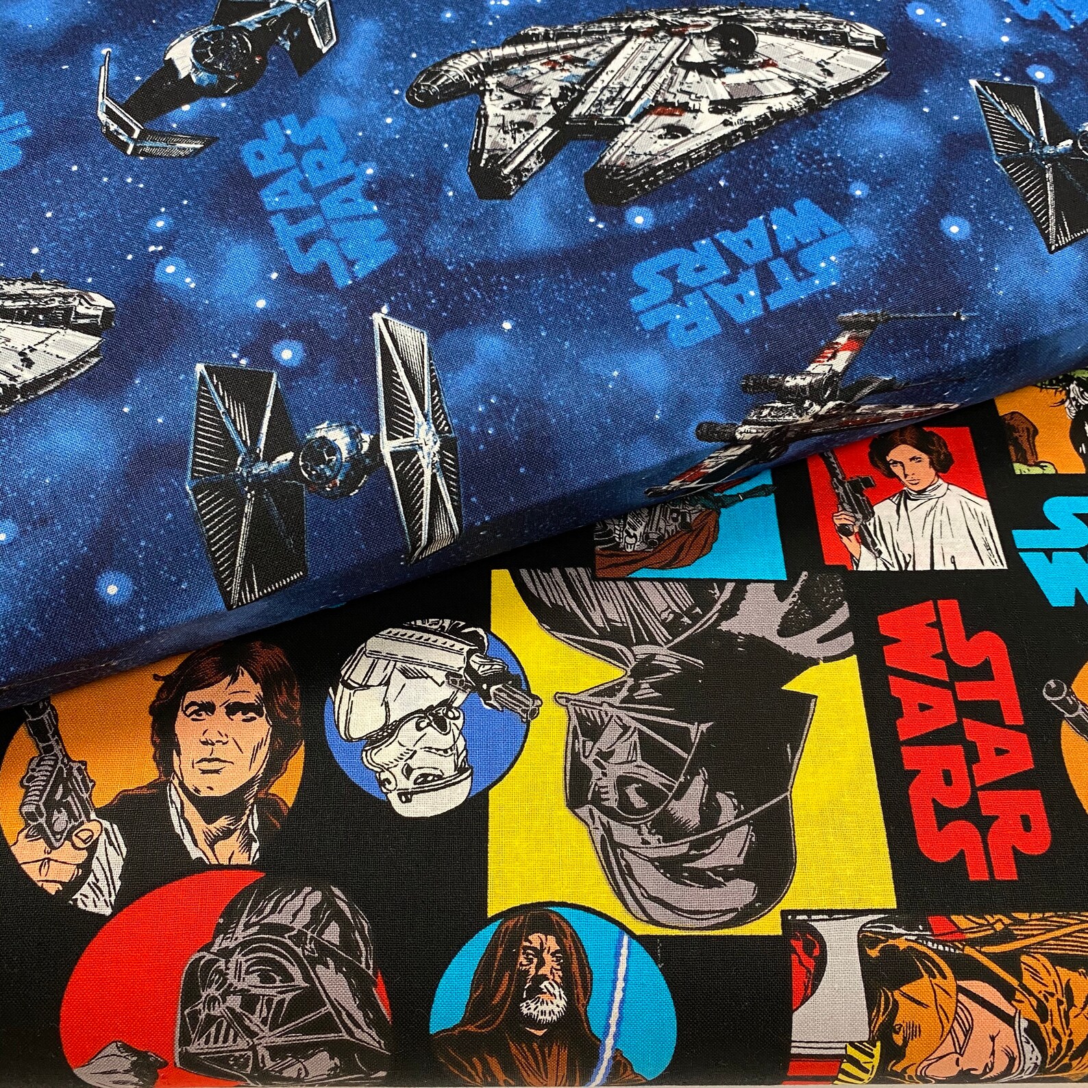 Star Wars fabric collection. 100% cotton | Etsy