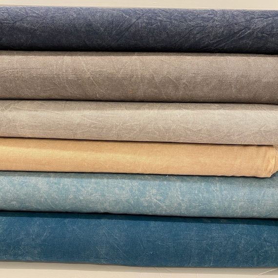 Sold by the Half Yard. Vintage Style Soft Washed Canvas - Etsy