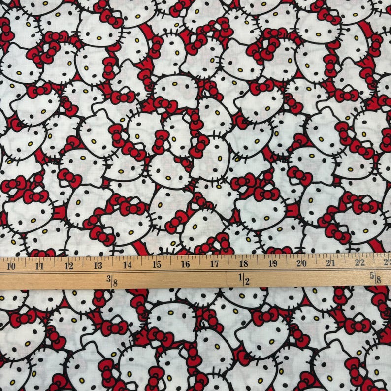 Hello Kitty Fabric Collection 100 % Cotton. Sold by the Half Yard or ...