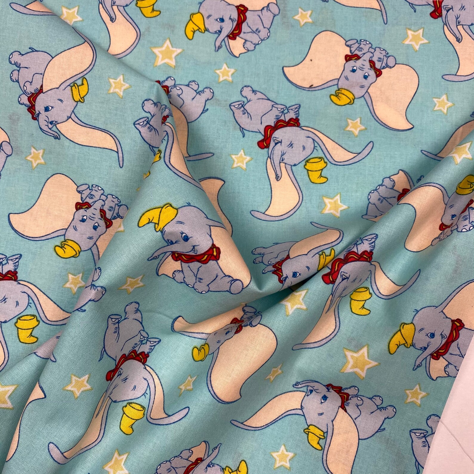 Disney Dumbo Cotton Fabric | Etsy