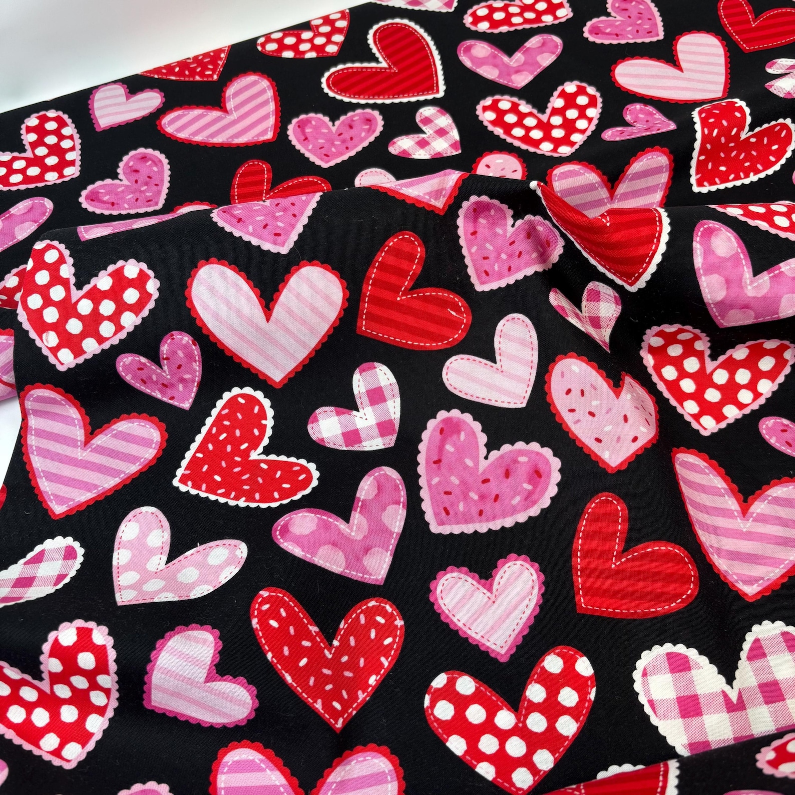 Valentines Day Hearts Fabric Collection 100% Cotton - Etsy
