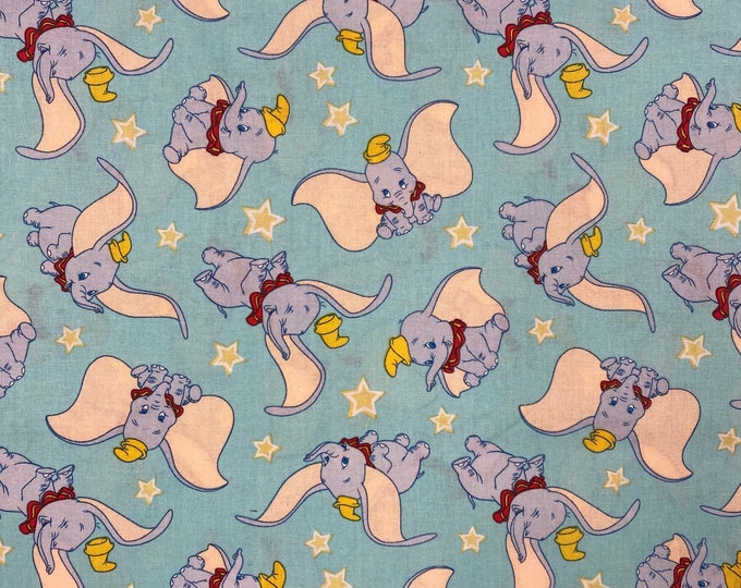 Disney Dumbo Cotton Fabric - Etsy