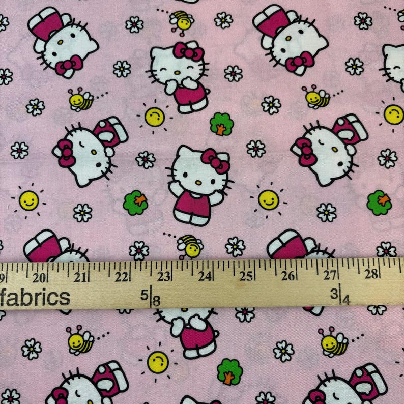 Hello Kitty Fabric Collection 100 % Cotton. Sold by the Half Yard or ...