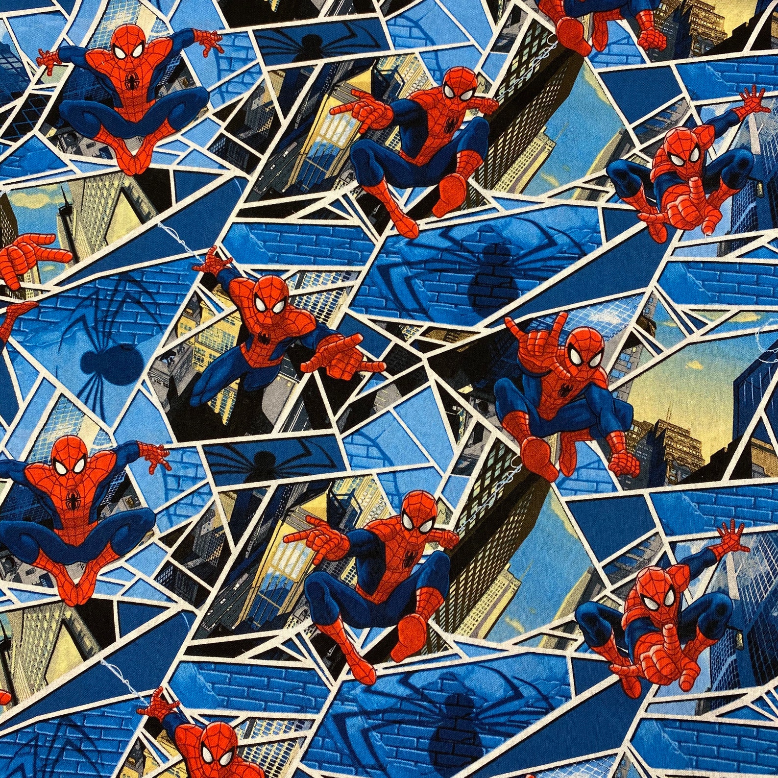 Spider Man Fabric Collection - Etsy