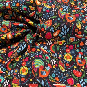 Latino Cotton Fabric. Hispanic Heritage Fabric. Spanish Fabric 100% ...