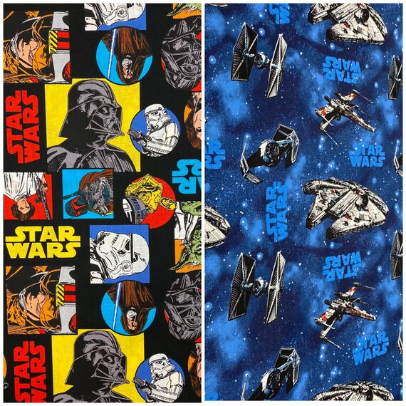 Star Wars Fabric Collection. 100% Cotton - Etsy