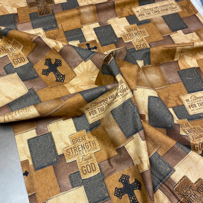 Christian Fabric by the Yard - Etsy