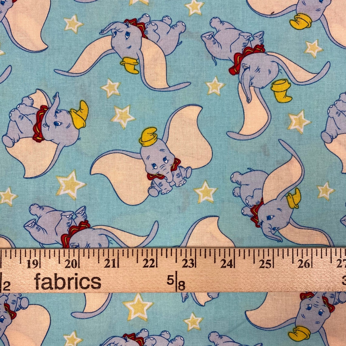 Disney Dumbo Cotton Fabric | Etsy